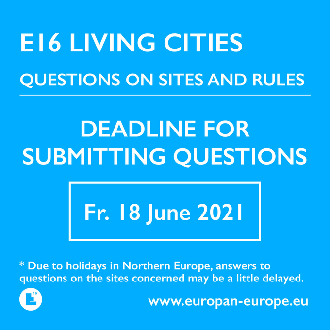 Europan 16 - Deadline for submitting questions - News | Europan-Europe.eu
